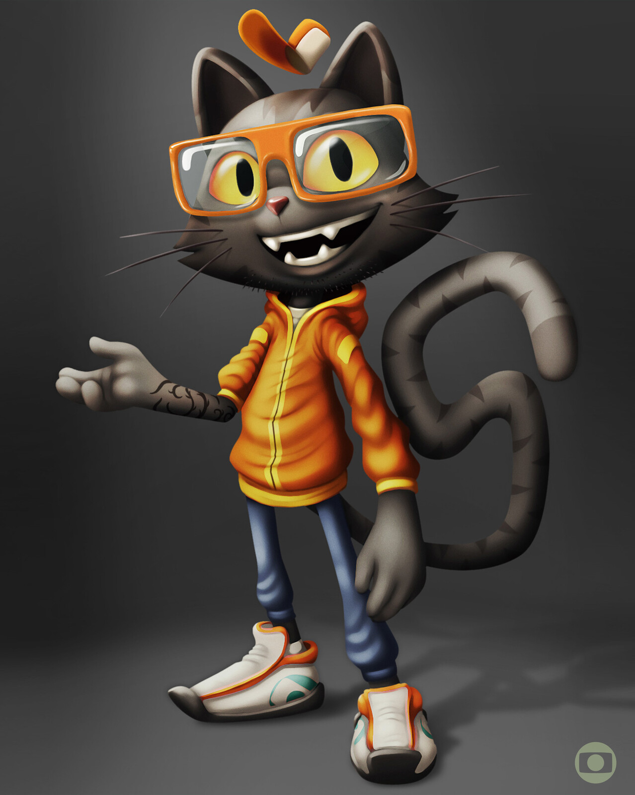 Igor Ching San - Gato Mestre- Character Design