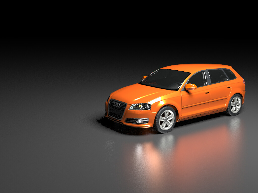 ArtStation - Audi A3 2009