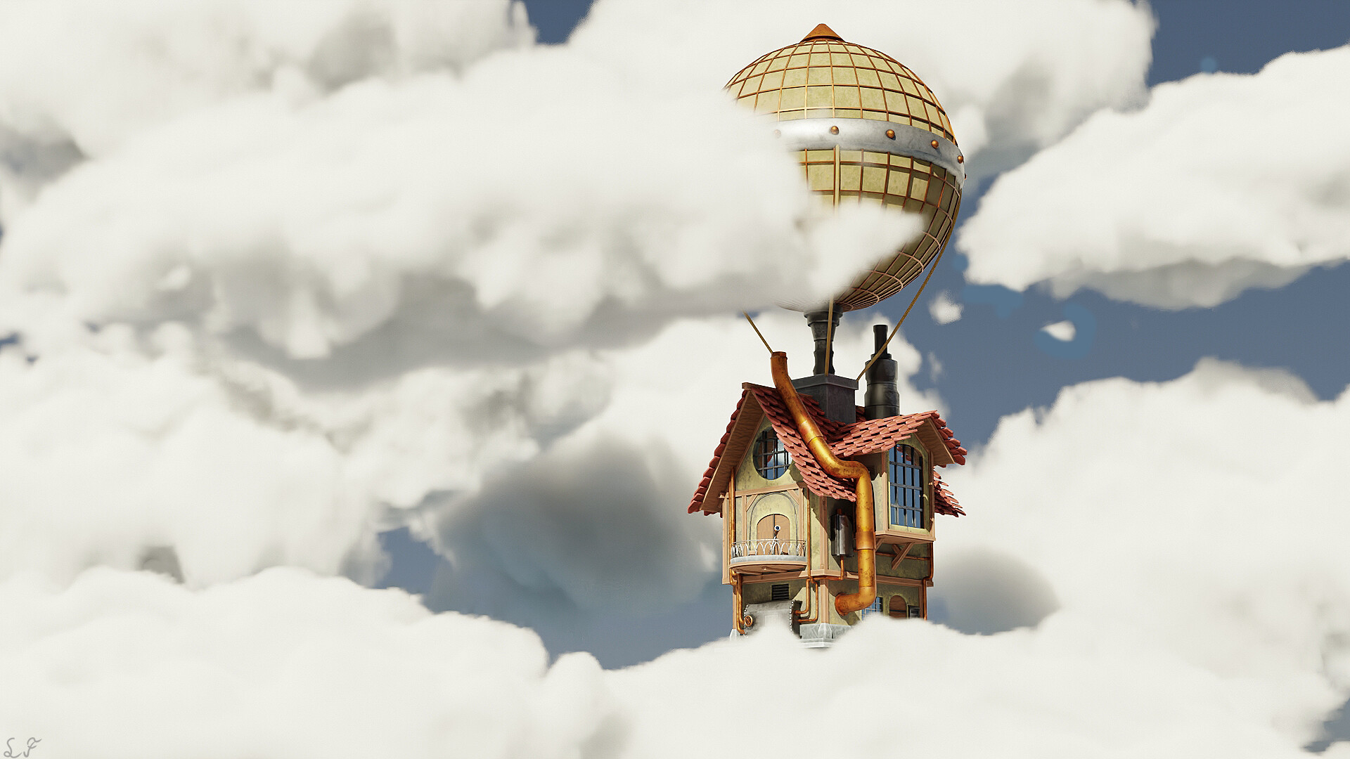 ArtStation - Floating House