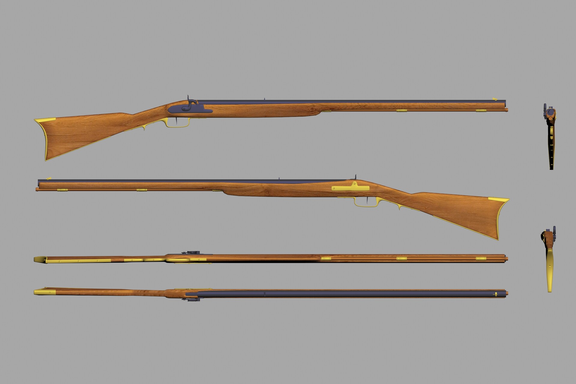 ArtStation - Jukar .45 cal Spanish Musket