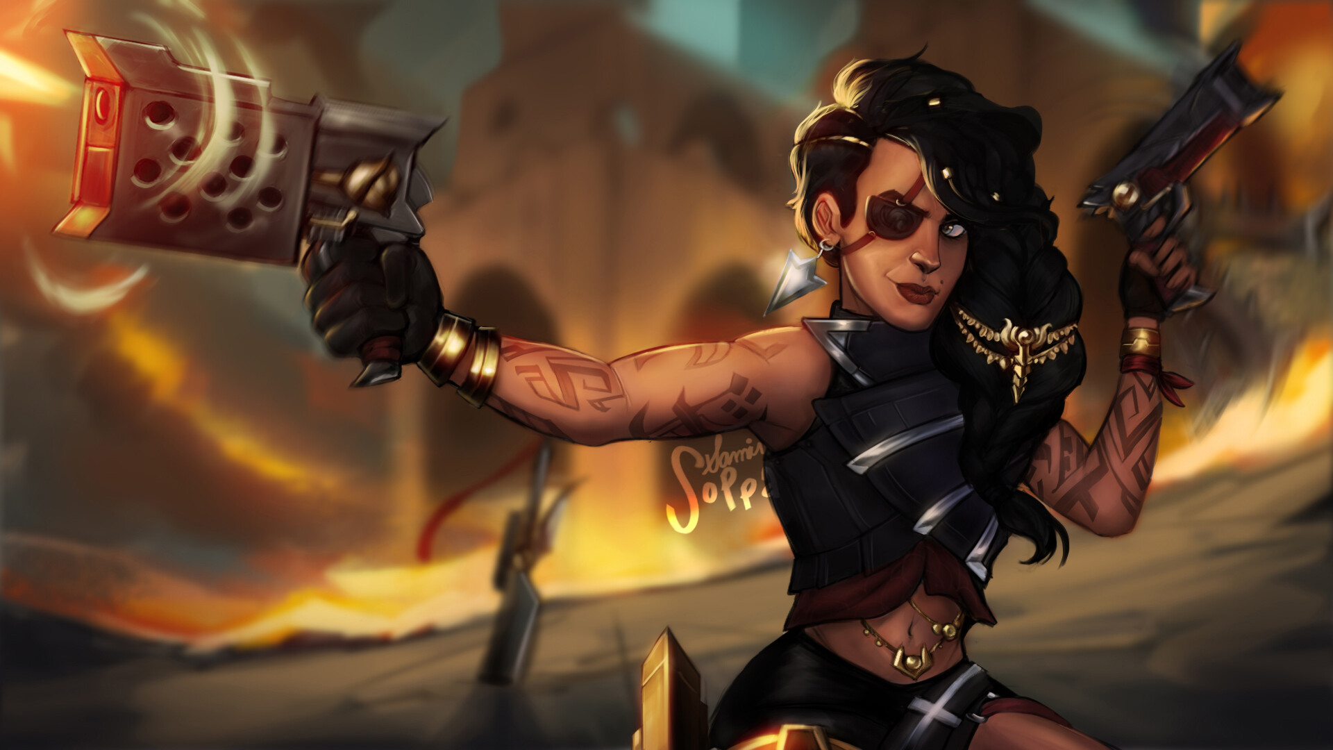 ArtStation - Samira - League Of Legends