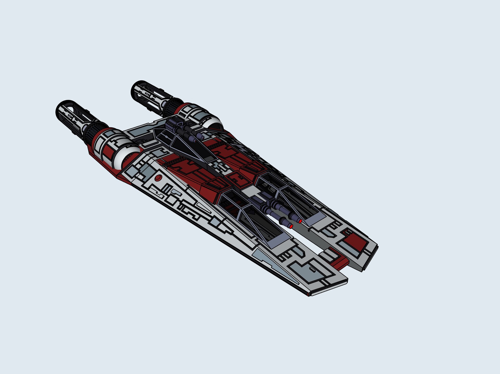 ArtStation - BTL-H6 H-WING STARFIGHTER