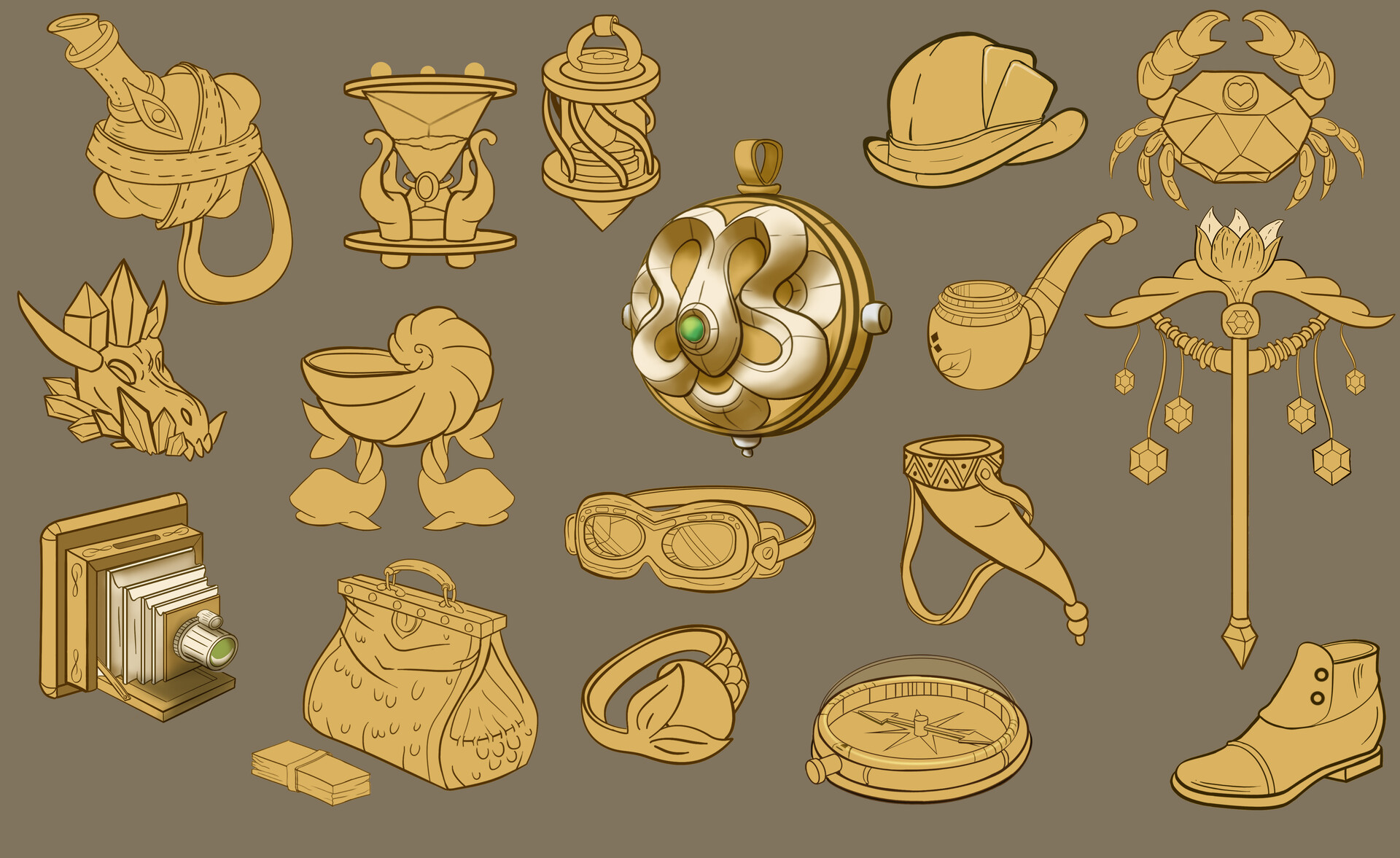 ArtStation - Old game set