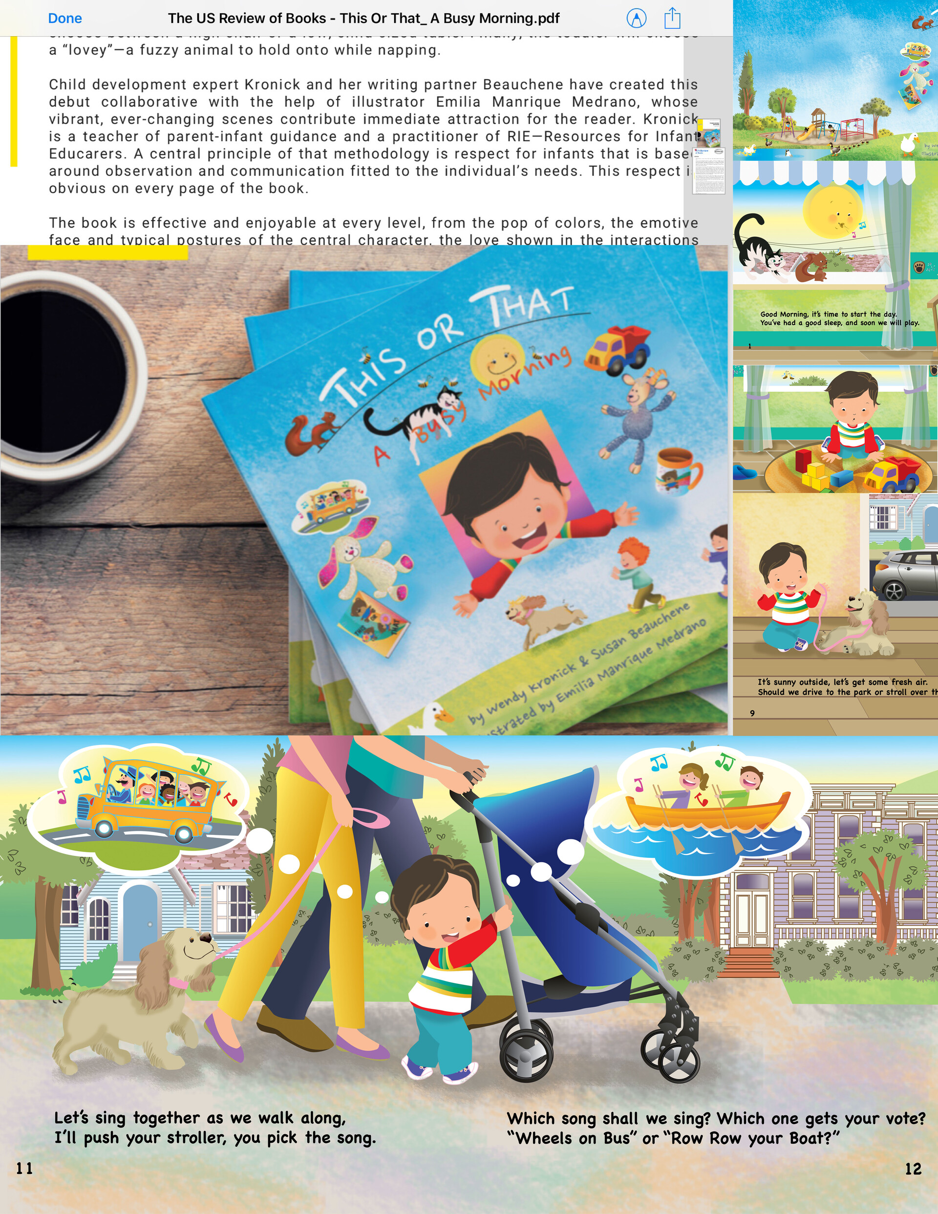 ArtStation - This or That- A busy morning- Children's book