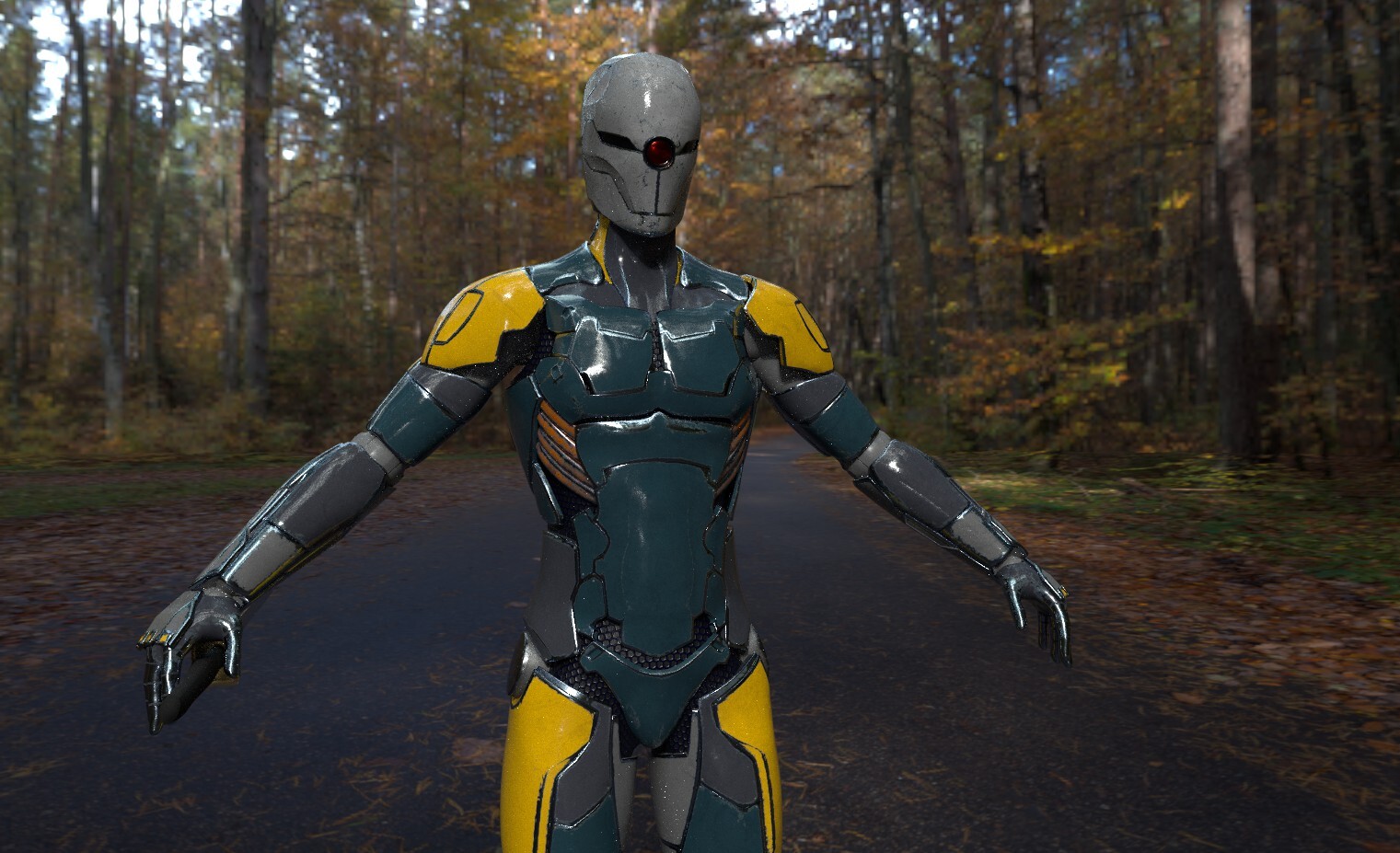 ArtStation - Texturing Gray Fox from the Metal Gear Solid series