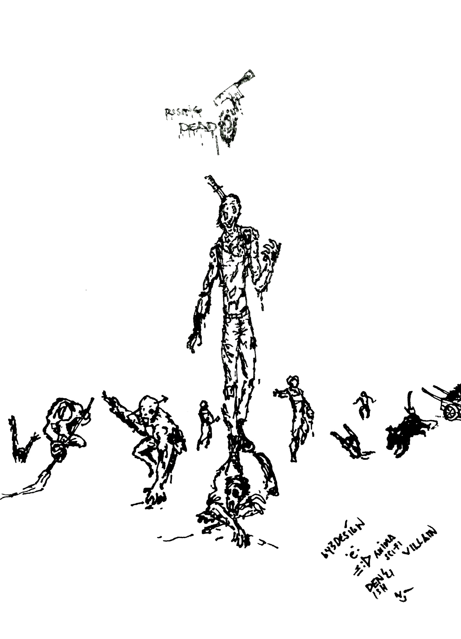 ArtStation - Rising Dead,, concept sci-fi anima comic villain