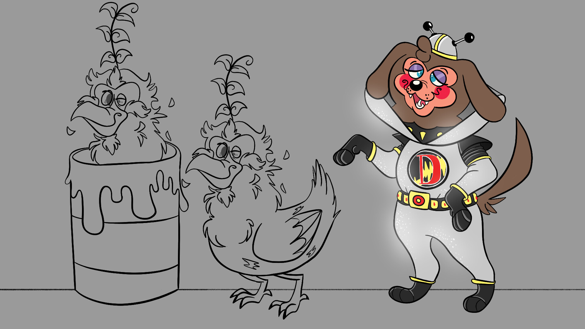 how to draw the rock afire explosion