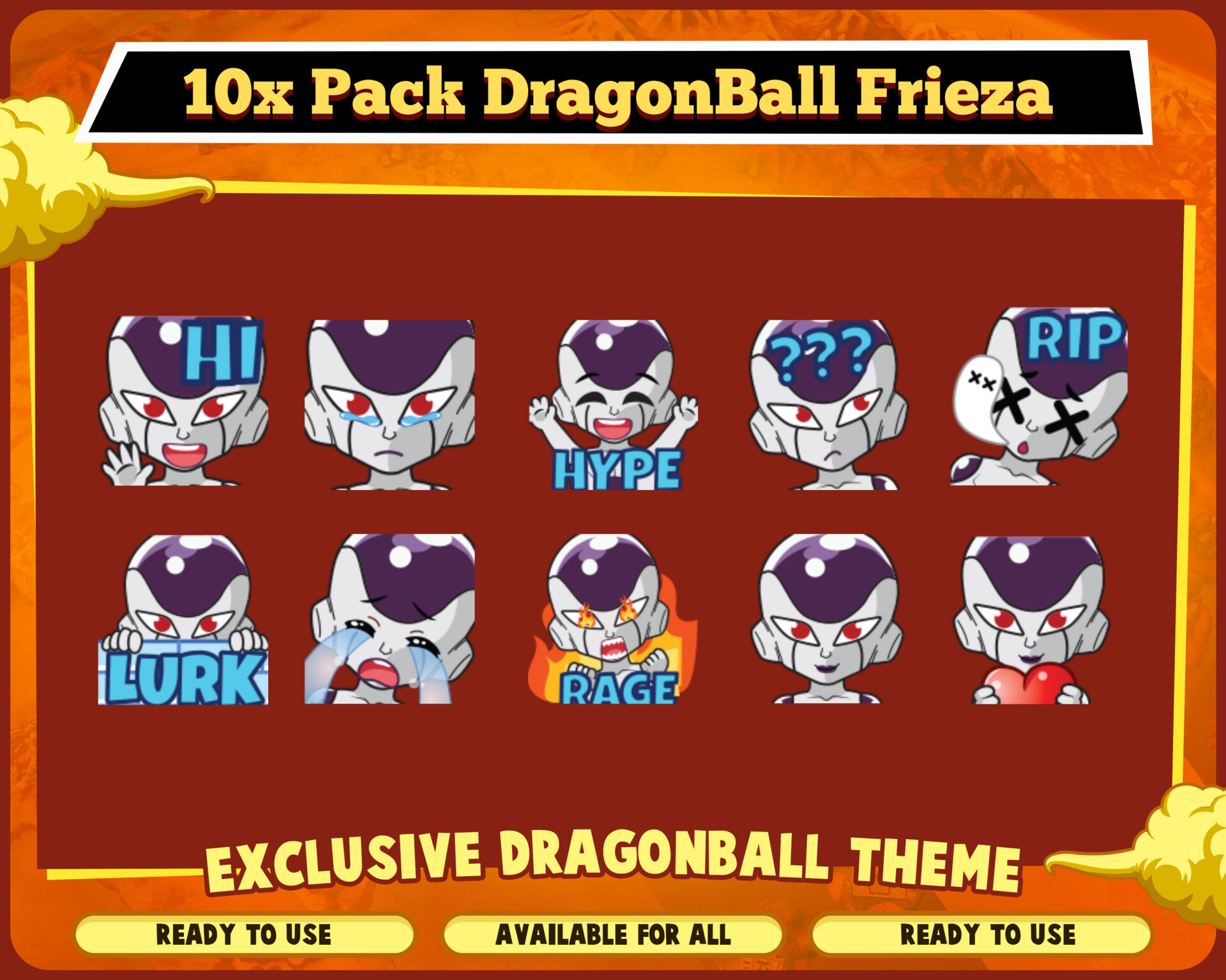 ArtStation - Frieza Emotes Pack