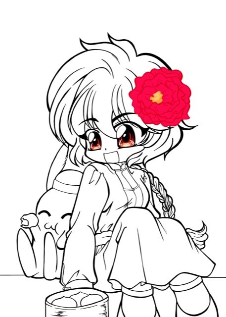 mokona coloring pages