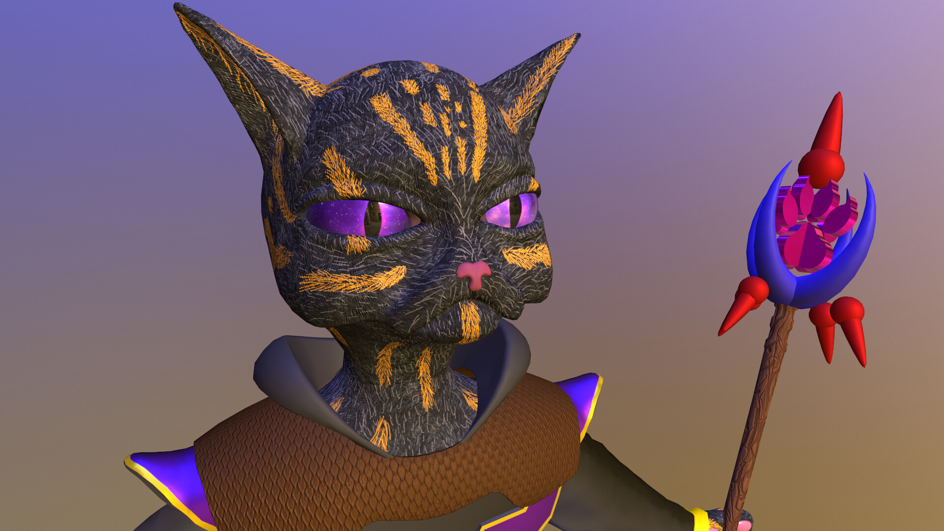 ArtStation - the wizard cat