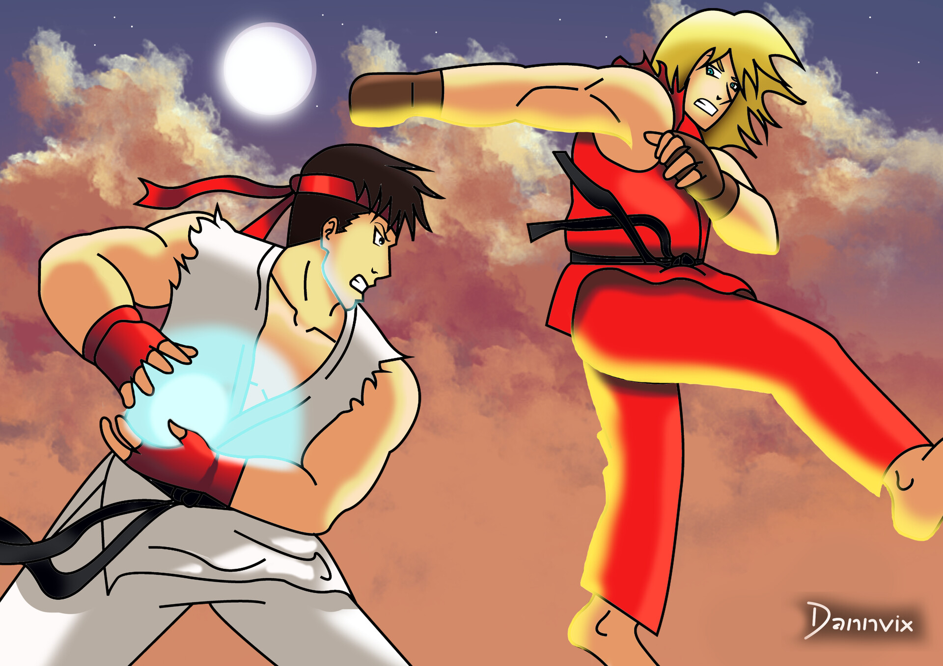 ArtStation - Ryu V Ken - Dannvix