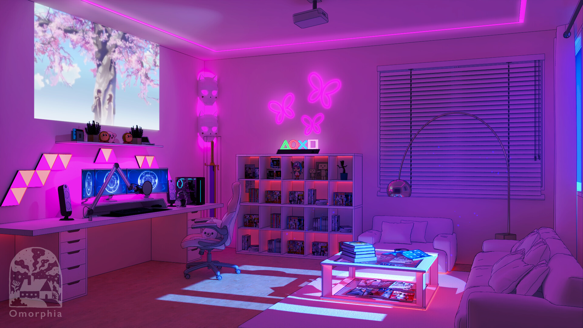 Omorphia Visual - Gaming Room