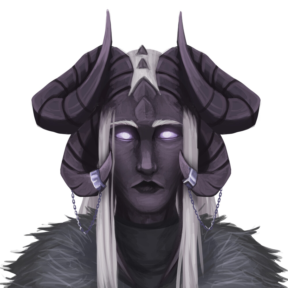 ArtStation - Draenei portrait for d&d/Warcraft