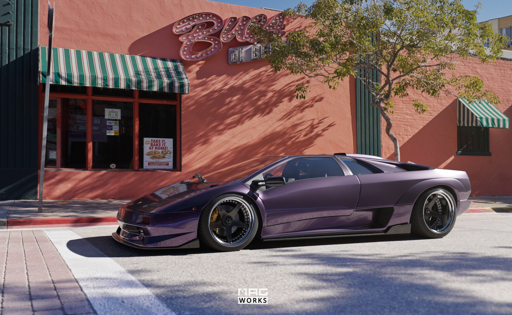 ArtStation - Lamborghini Diablo SV Widebody