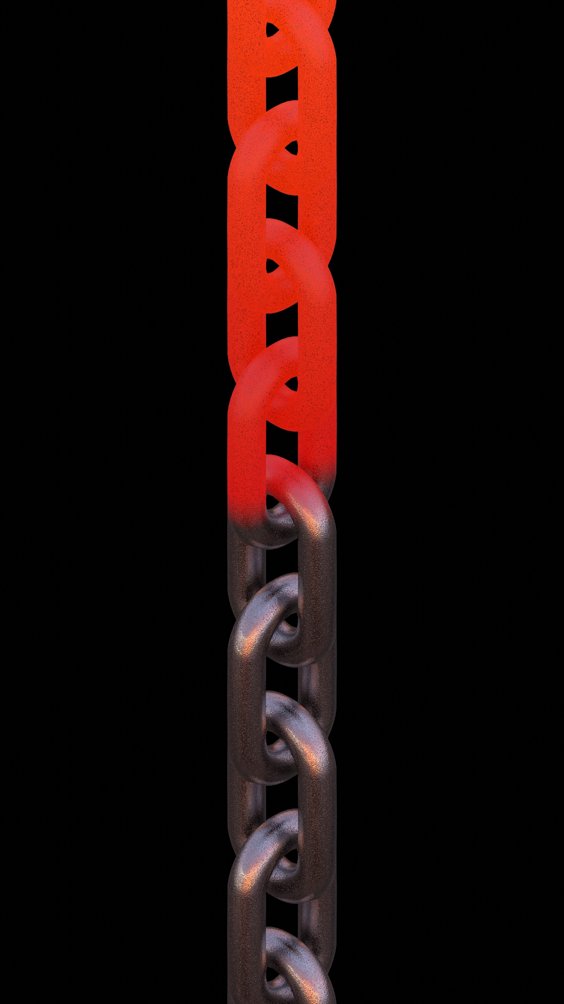 Batıhan Kayış - Procedural Red Hot Chain Metal Blender Material