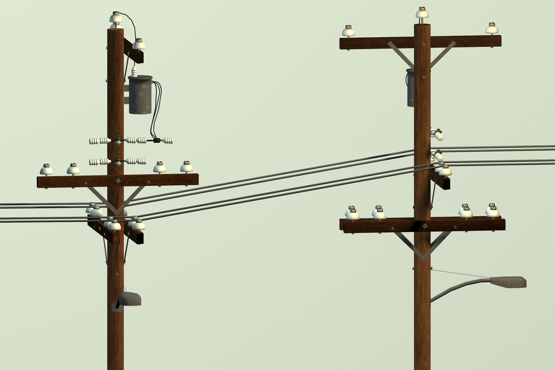 ArtStation - Telephone Pole