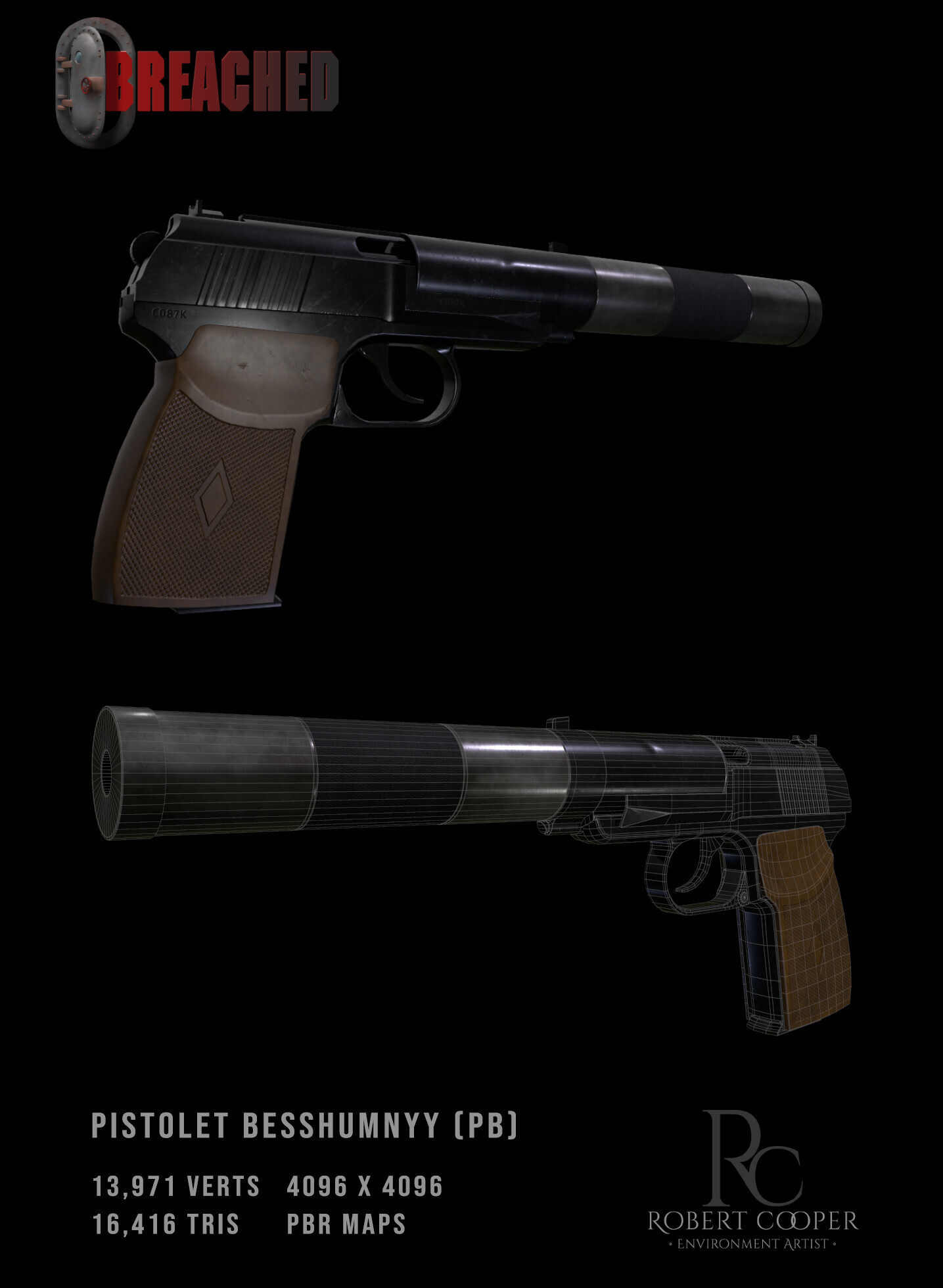 Robert Cooper - University Work 2021 | BREACHED VR | Props