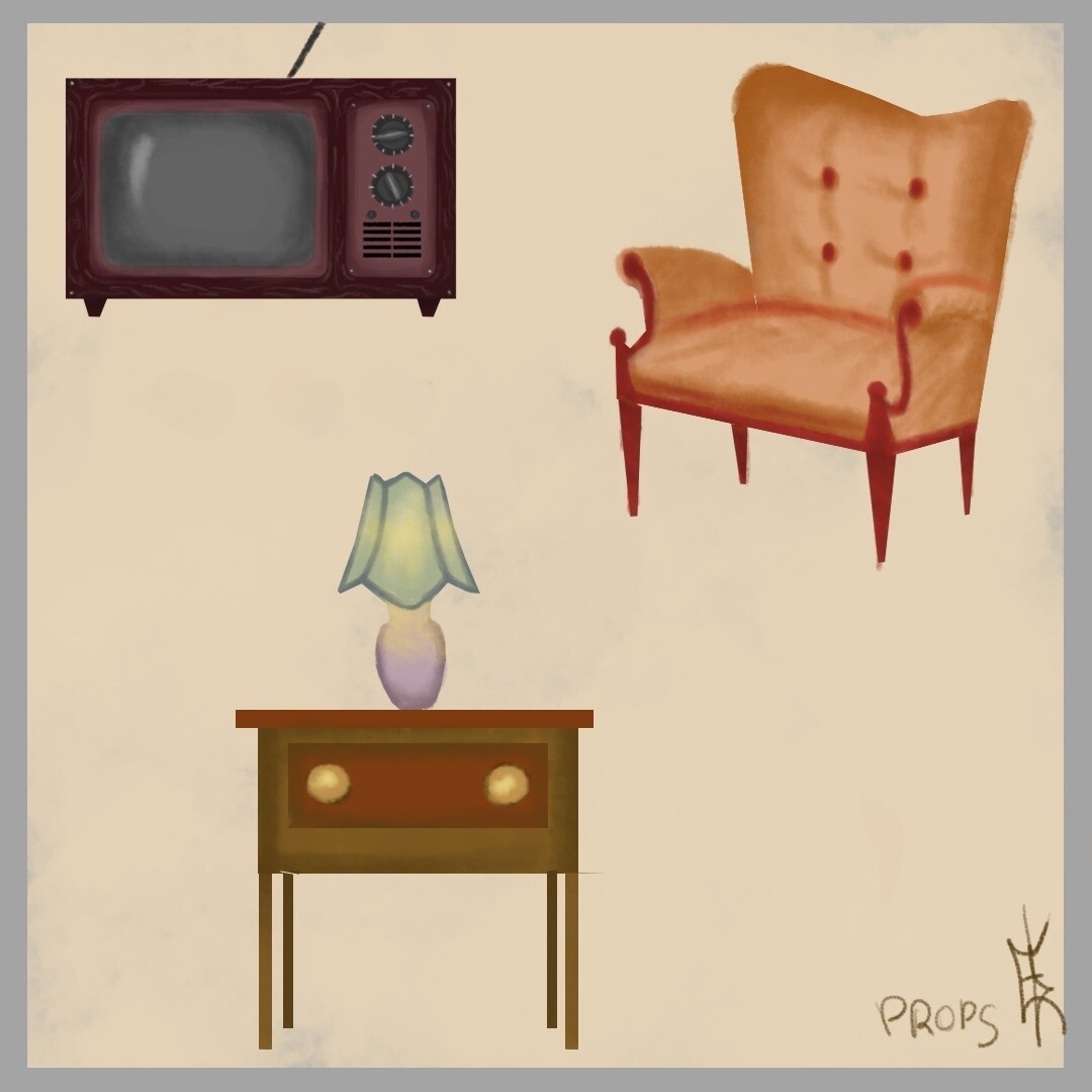 ArtStation - Grandma's living room