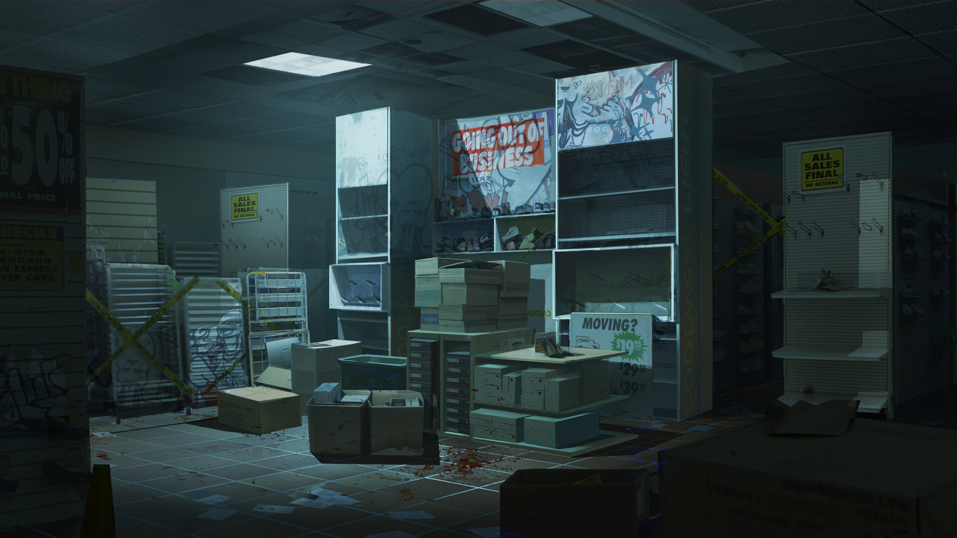 ArtStation - Horror Grocery Section 1