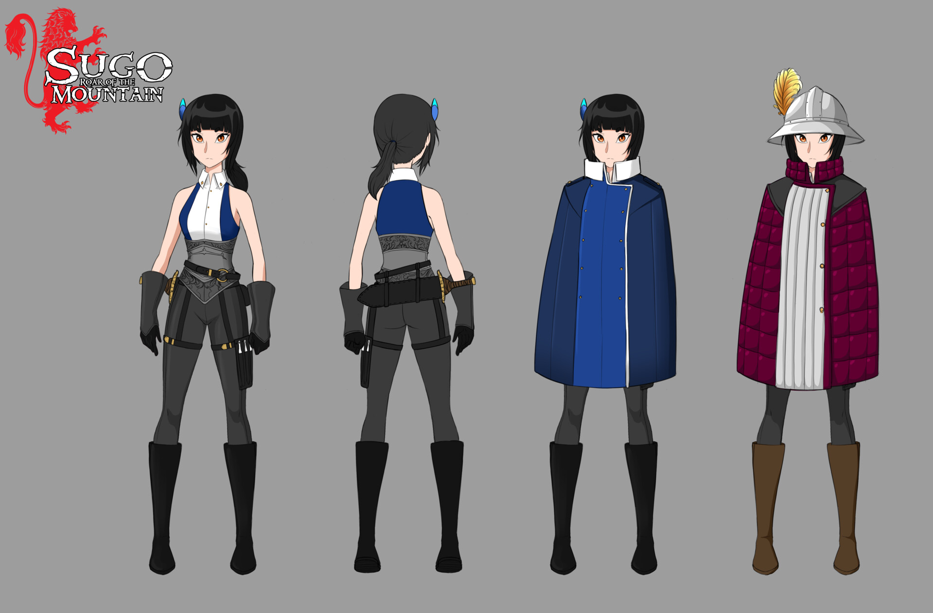 ArtStation - Character Sheet - Finch, Knight Scout