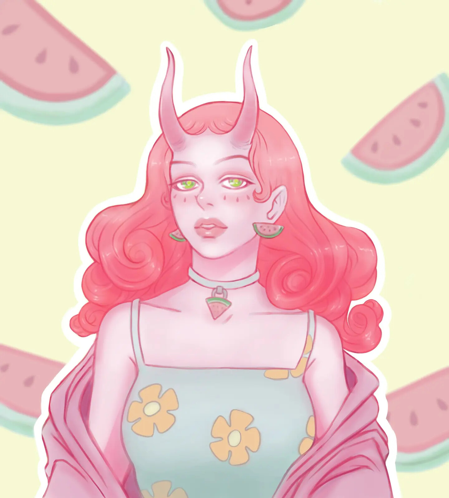 ArtStation - Watermelon Girl No2