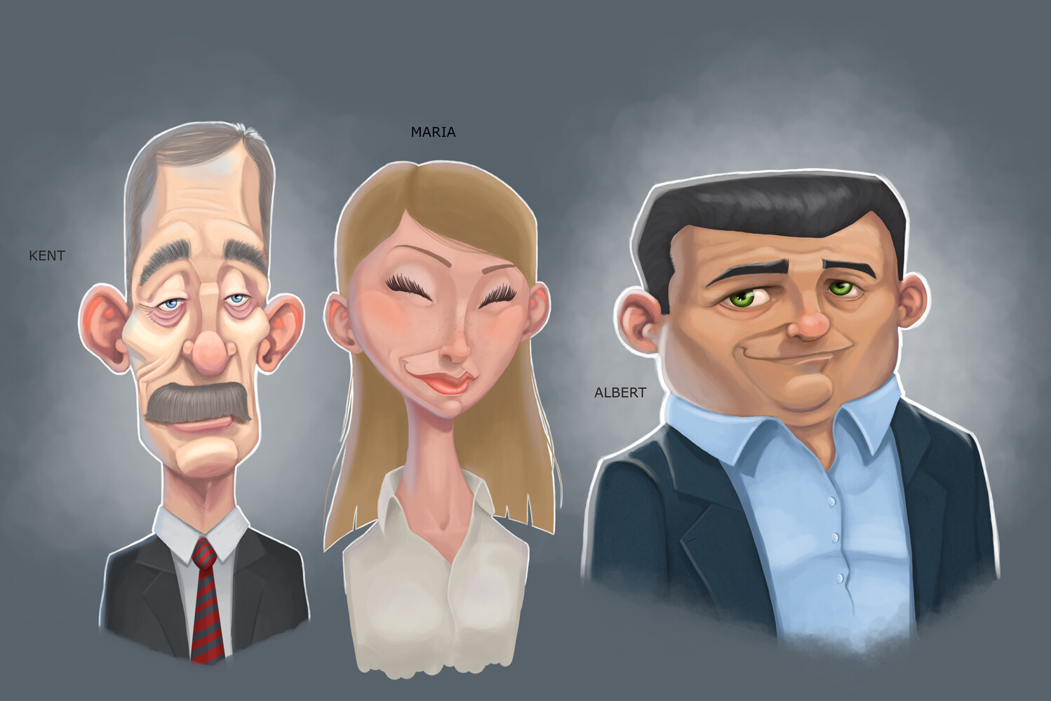 ArtStation - Older Cartoony Designs