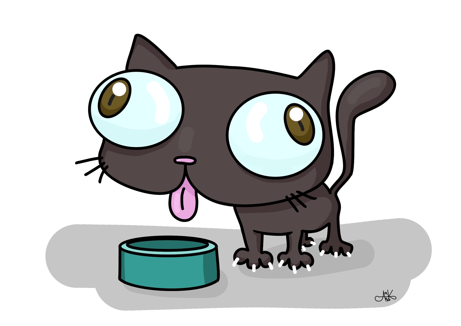 ArtStation - blackcat - quick simple drawing