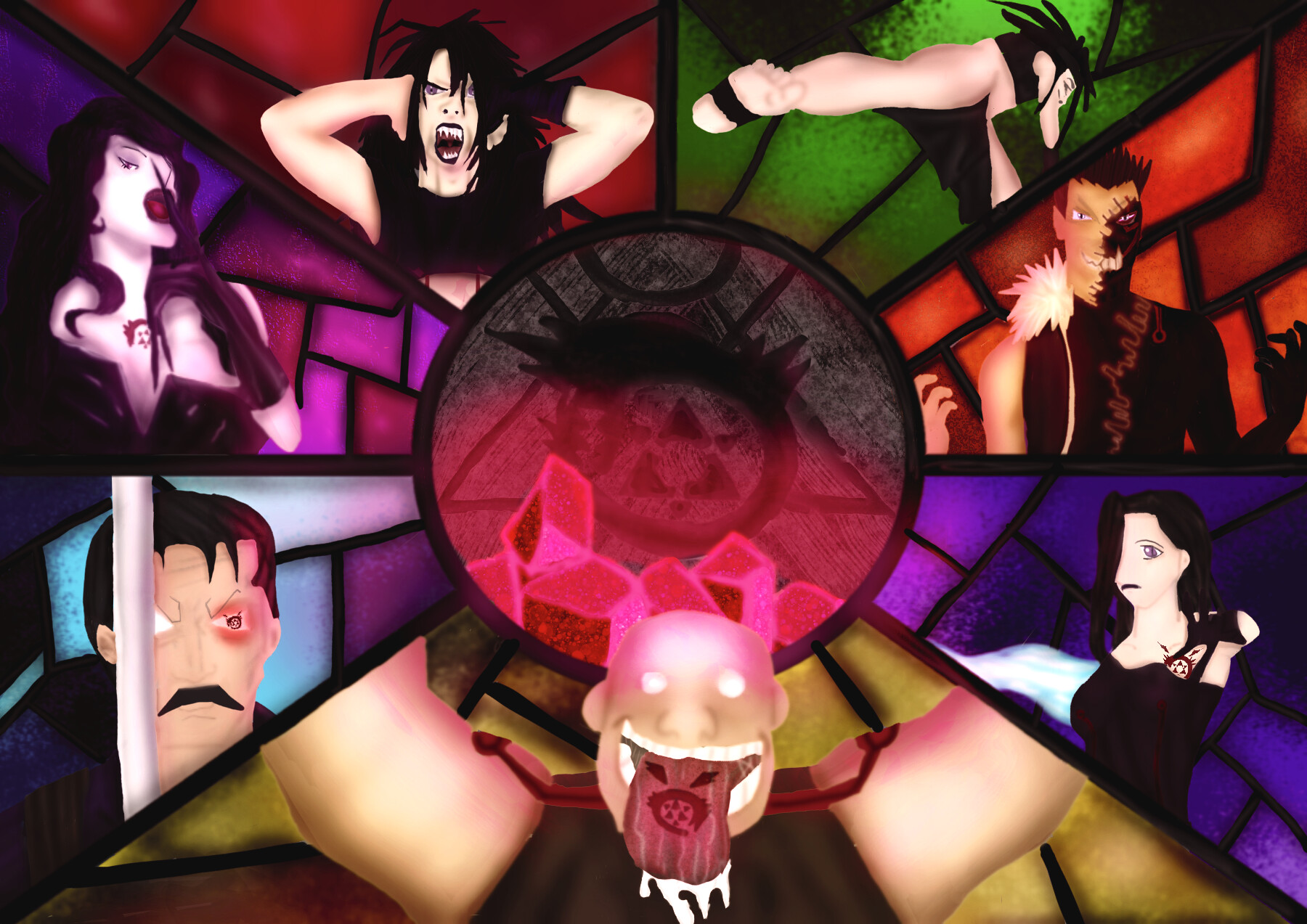 full metal alchemists brotherhood all homunculus