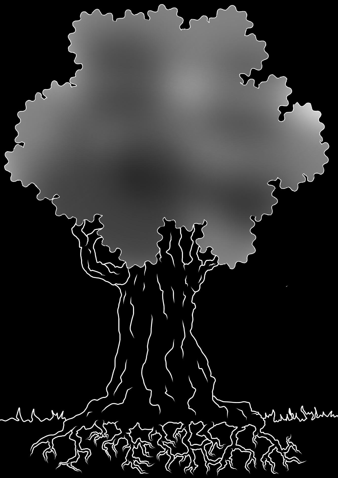 ArtStation - midnight tree