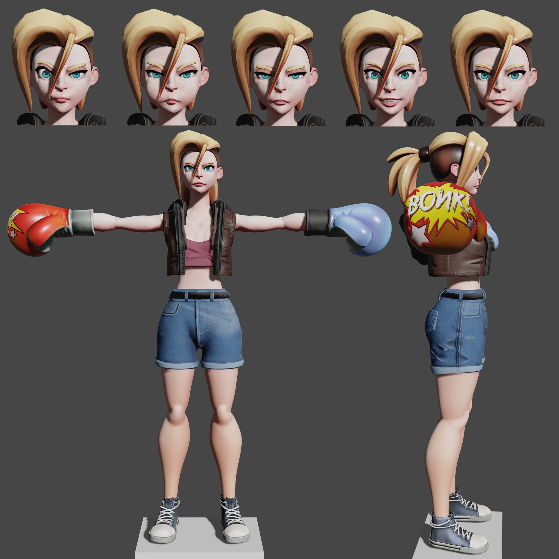 ArtStation - Boxer Girl