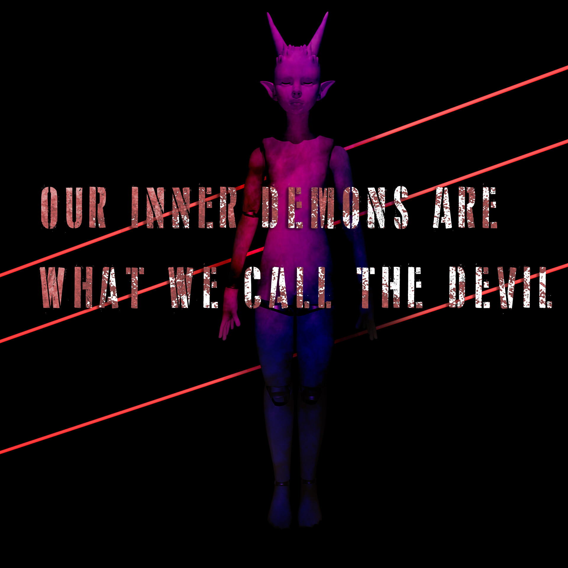 ArtStation - Demon splash