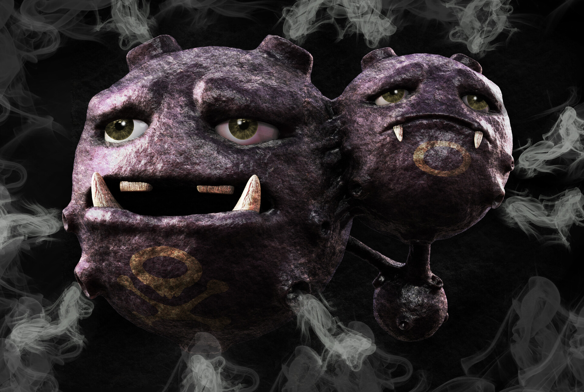 ArtStation - Weezing Fan Art