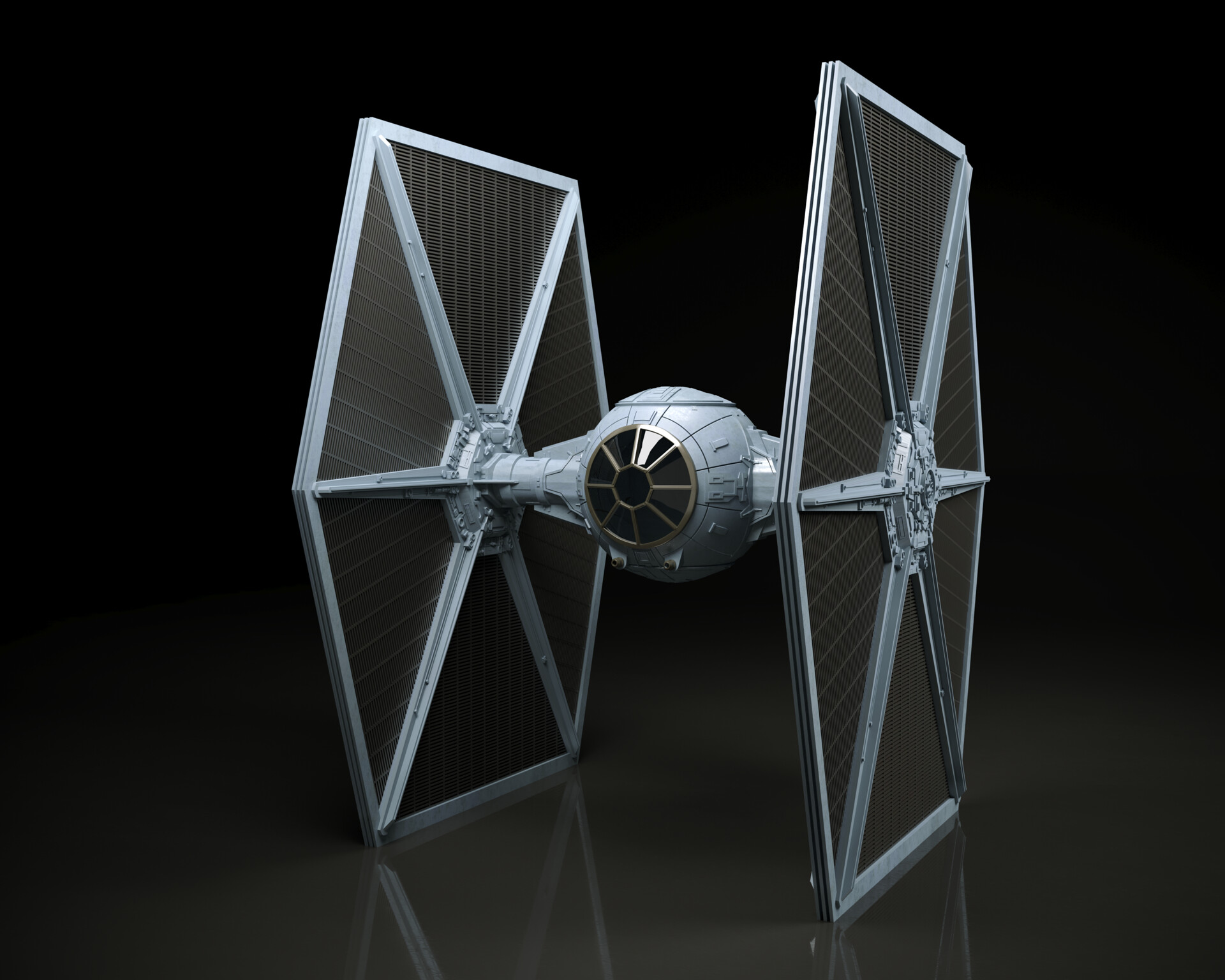ArtStation - Tie-Fighter Model