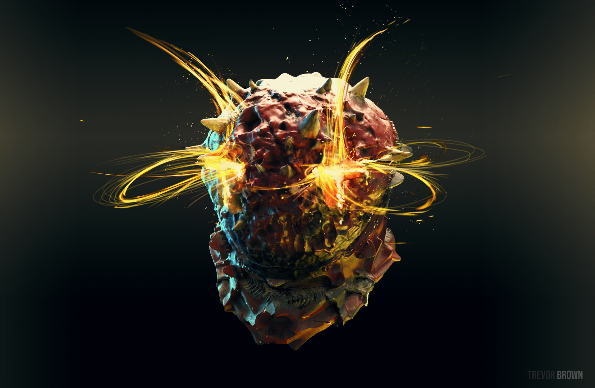 ArtStation - Space Demon HeLLmet concept