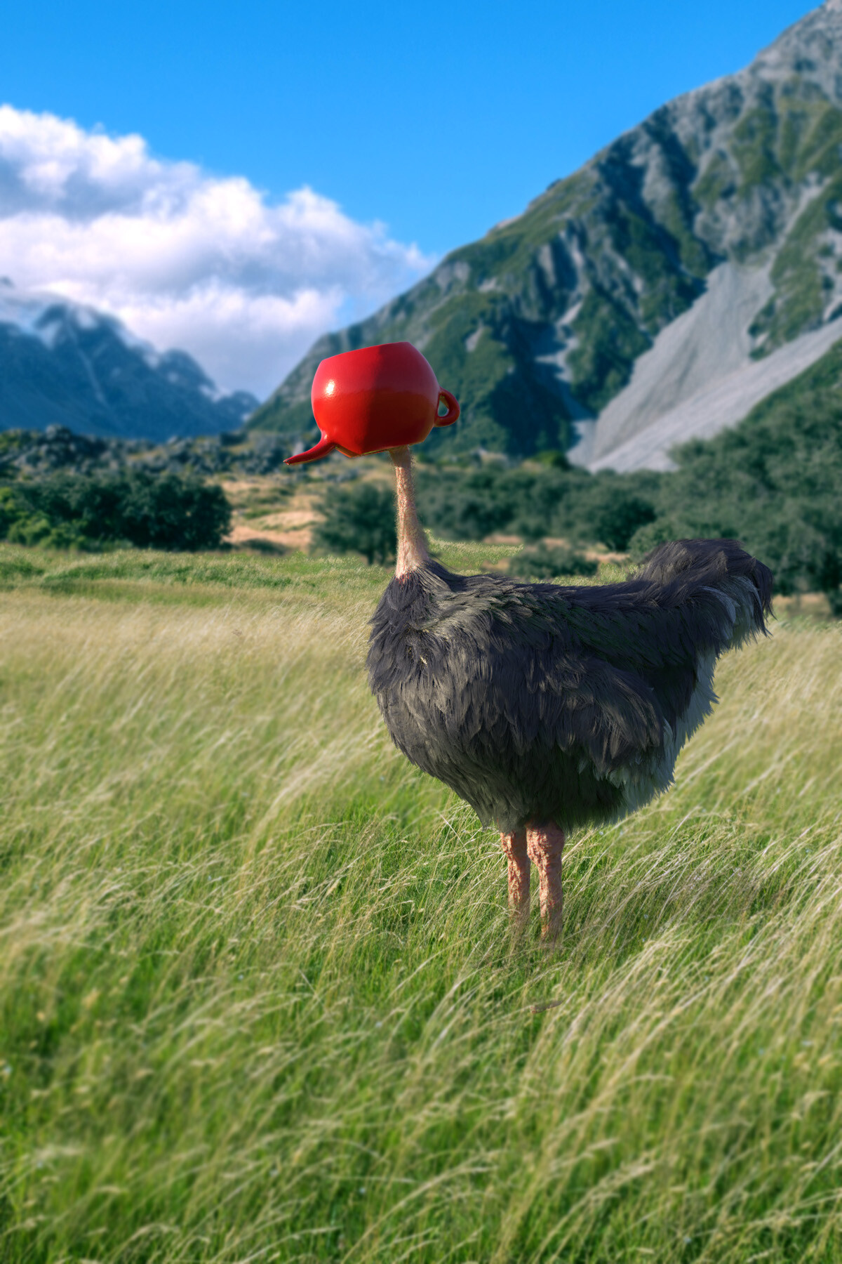 Michael Mueller - Teapot Ostrich