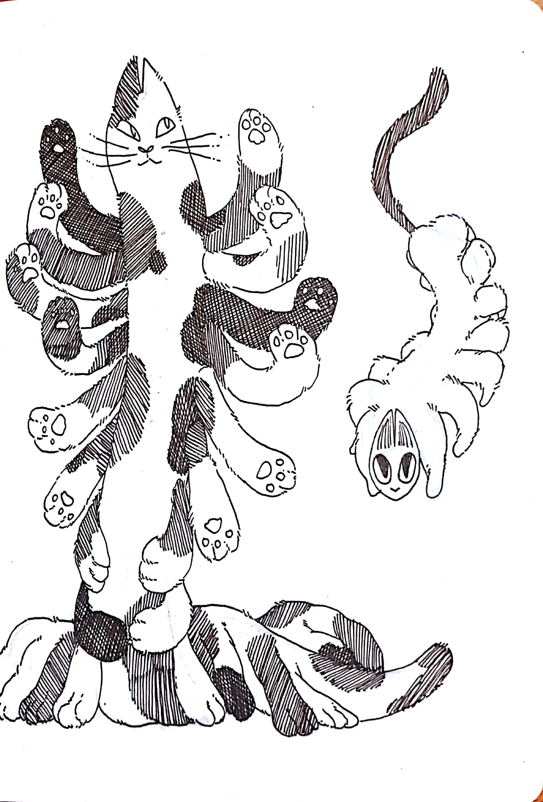 ArtStation - Absolutely normal cats