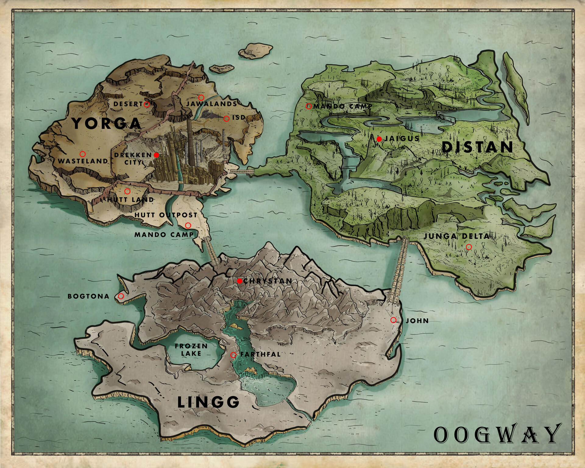 ArtStation - Star wars Map