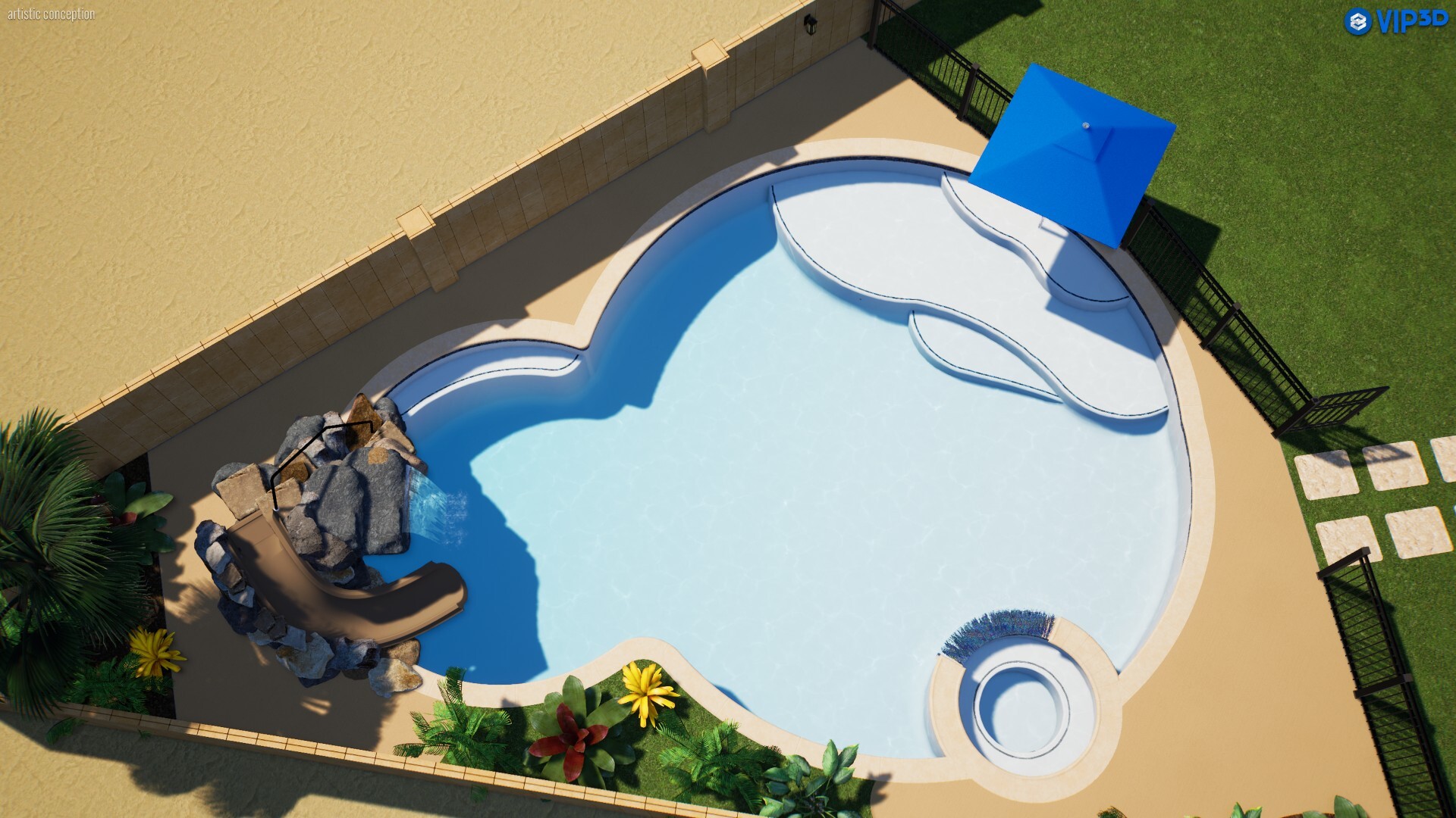 CalTex PoolDesign - Buckeye, Arizona Pool