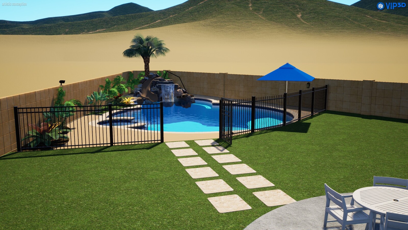 CalTex PoolDesign - Buckeye, Arizona Pool
