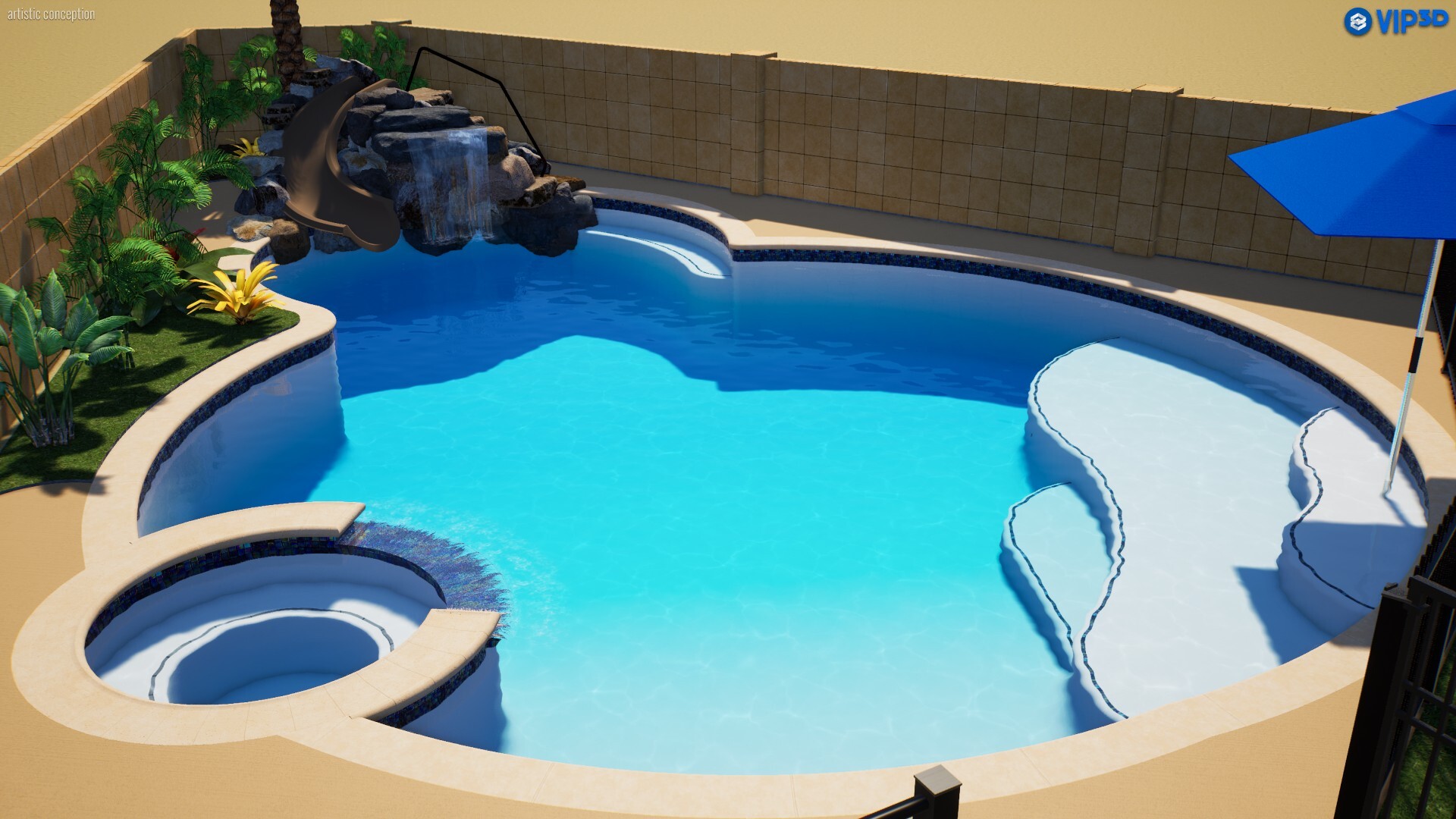 CalTex PoolDesign - Buckeye, Arizona Pool