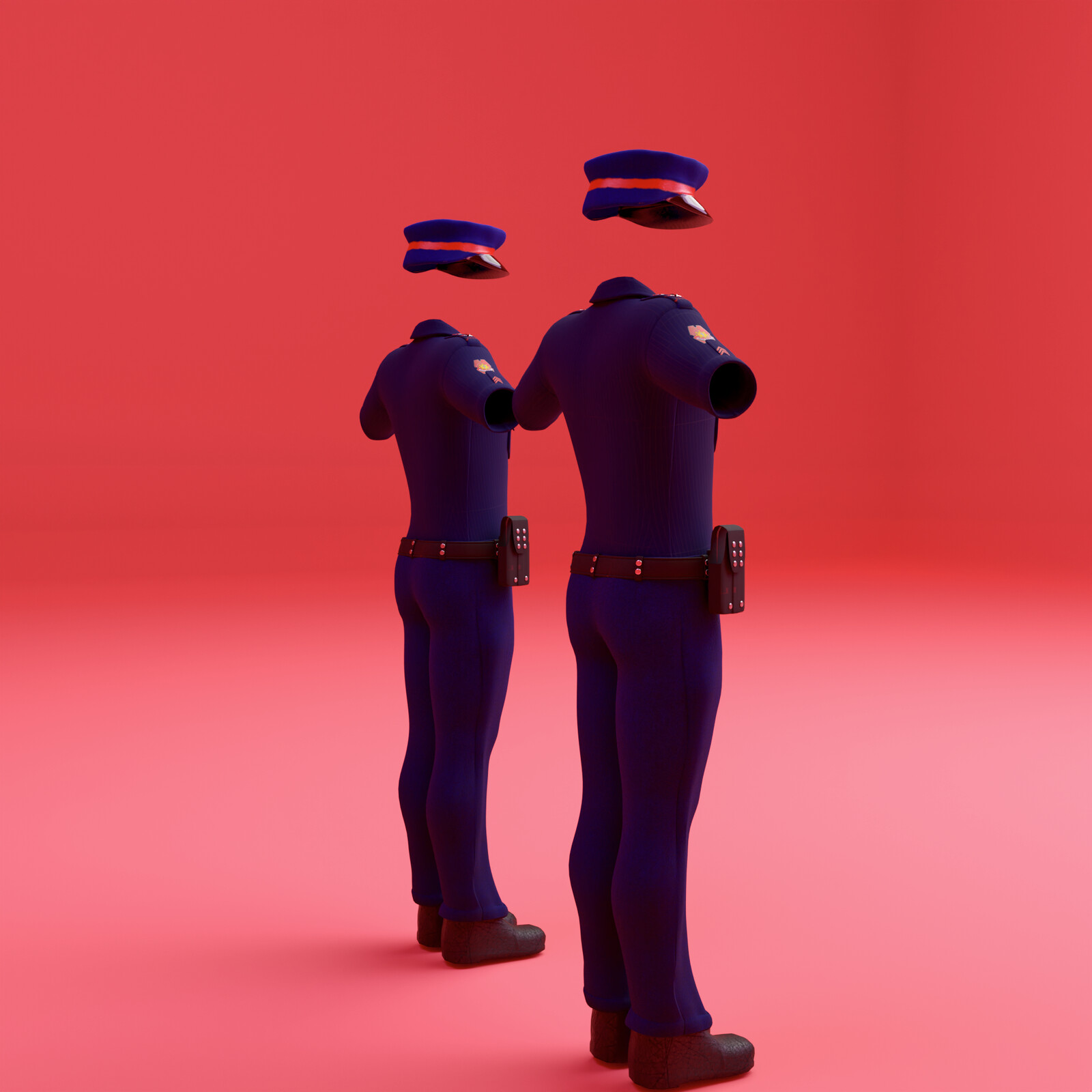 Shehroze Mughal - Police Uniforms in Blender