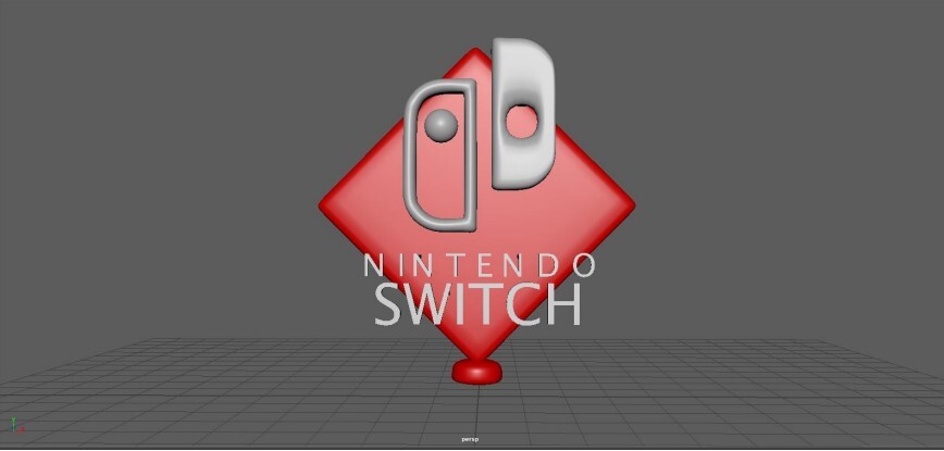 ArtStation - Logo sculpture, Nintendo Switch