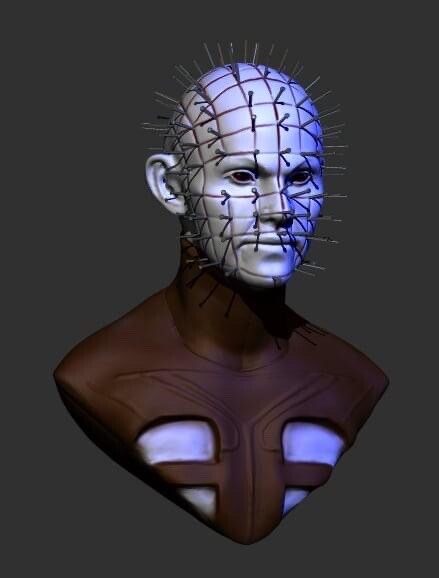 ArtStation - Pinhead Bust