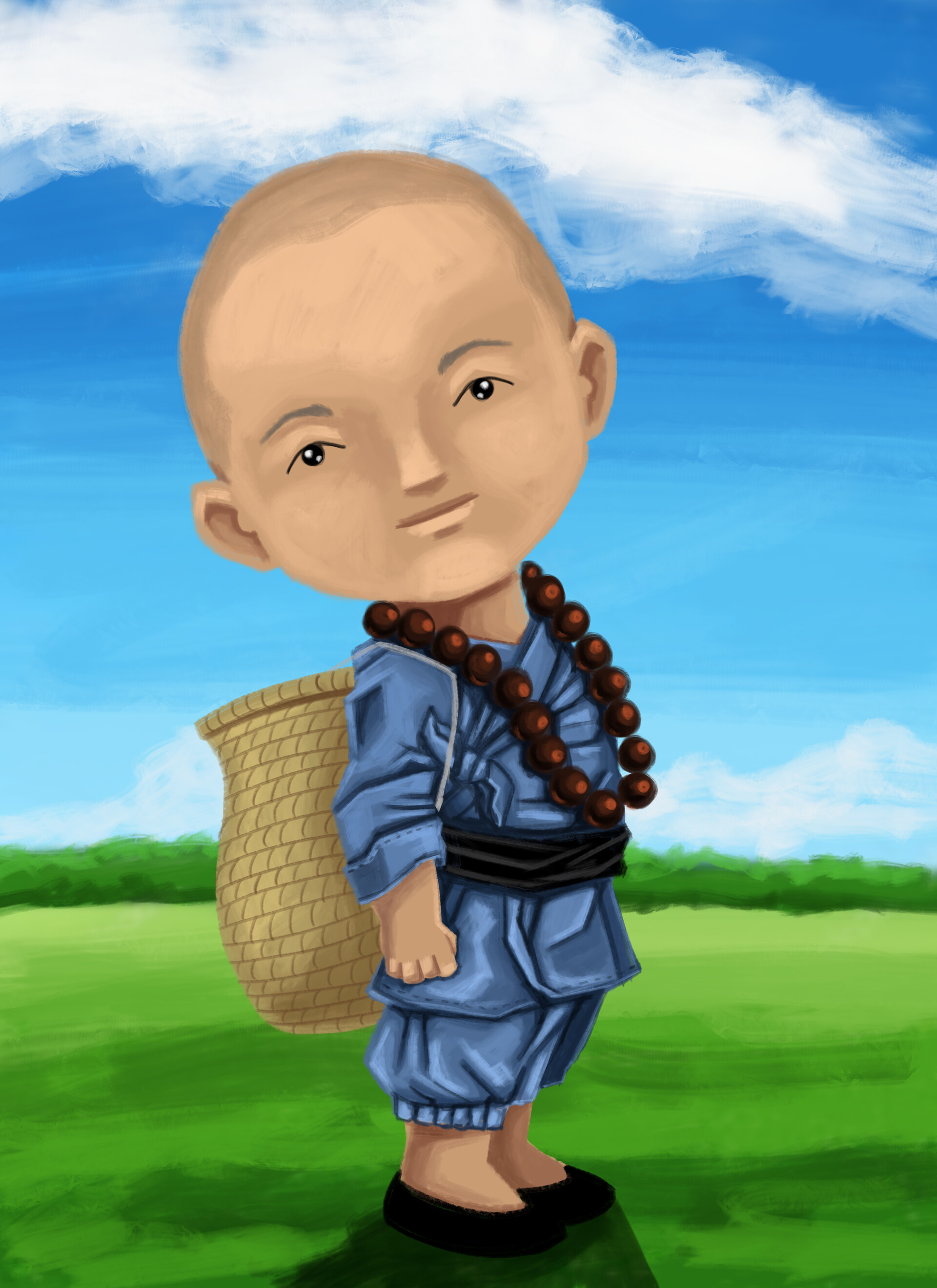 ArtStation - Shaolin kid