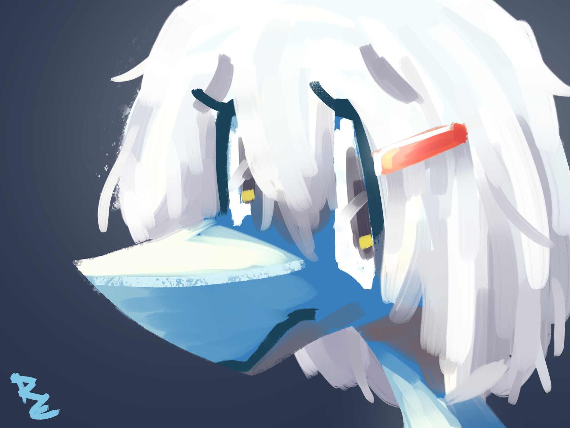 ArtStation - Blue Girl