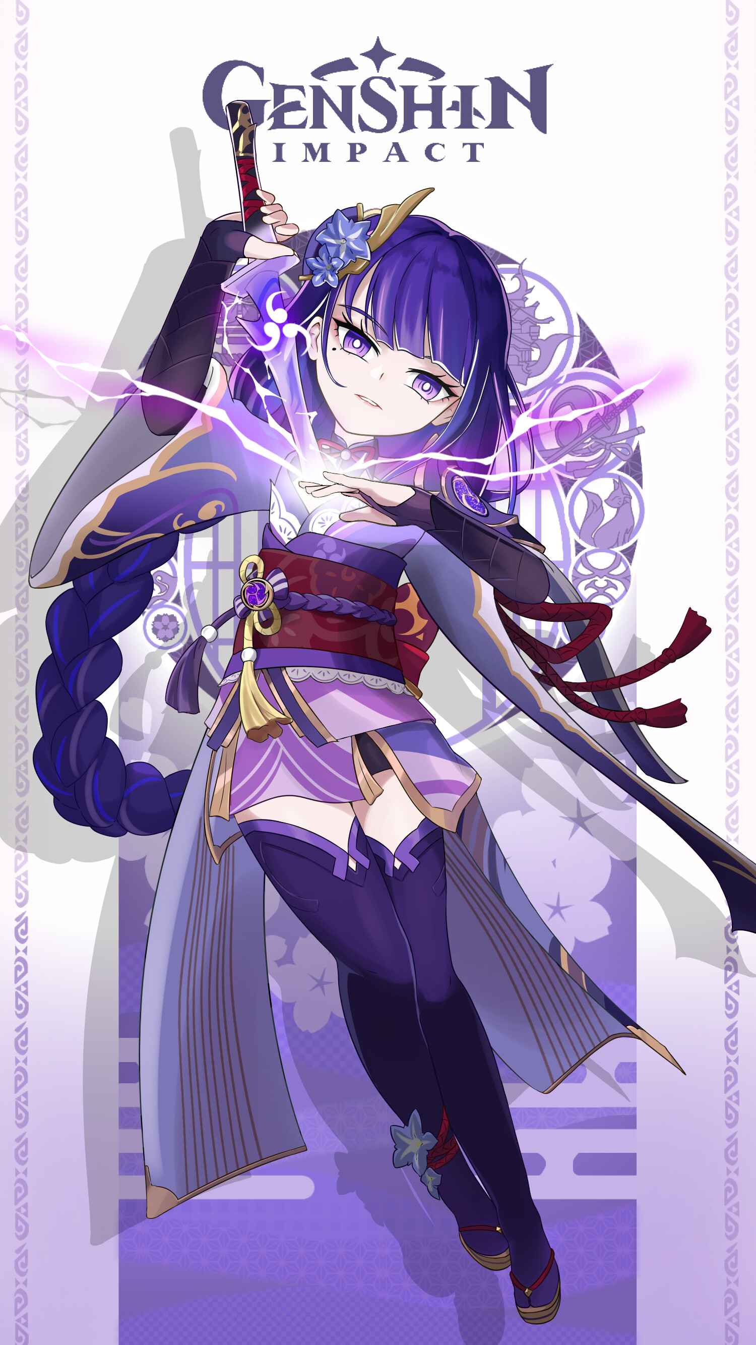 ArtStation - Baby Shogun (Smol Raiden Shogun)