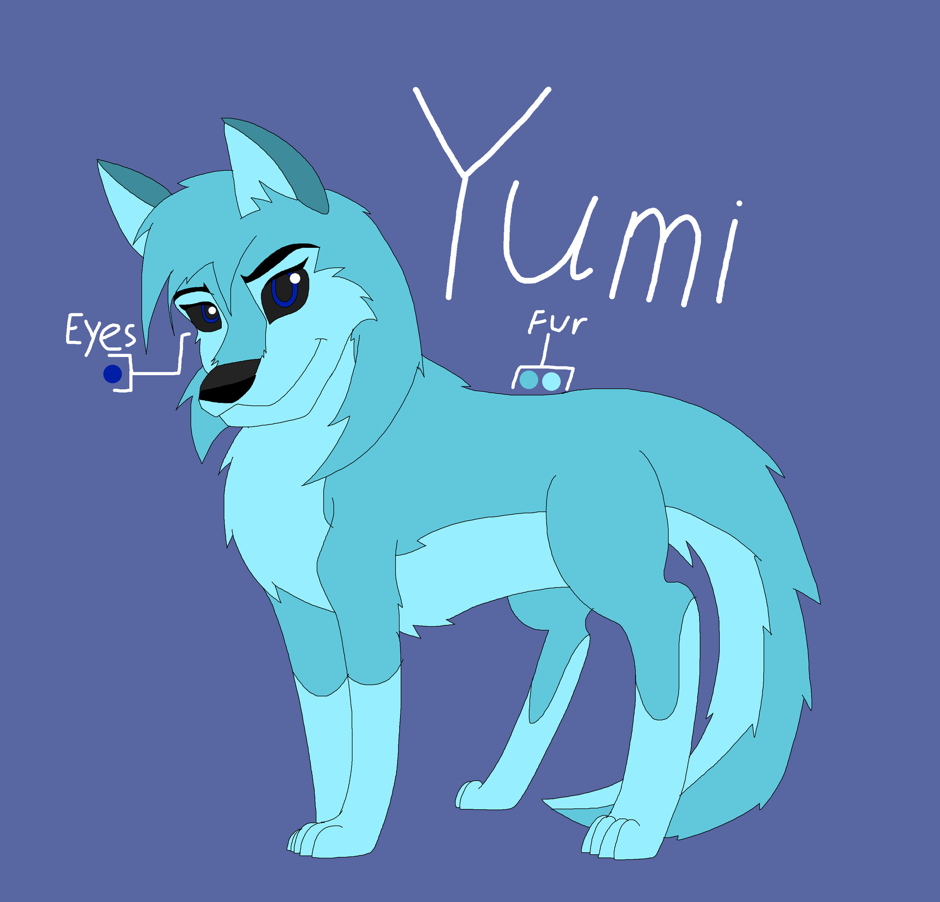 ArtStation - Yumi the Wolf (OC)