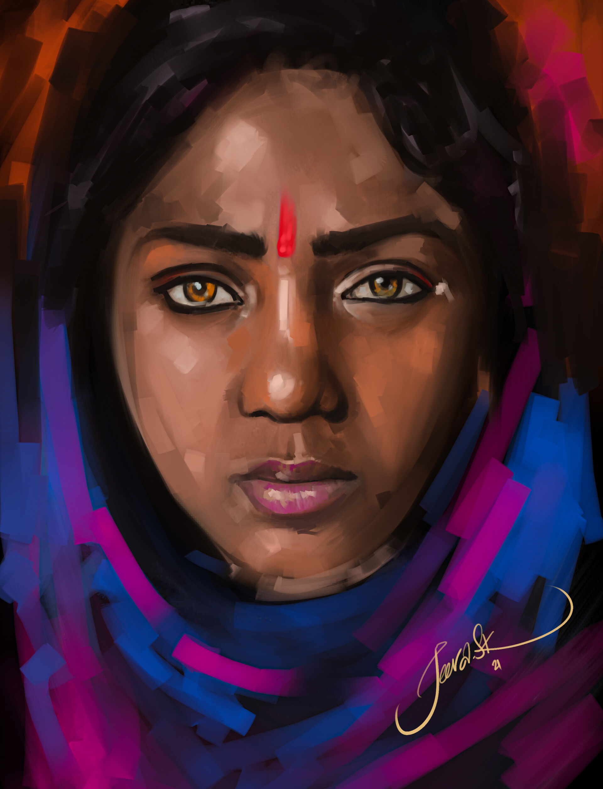 Jeeva Artist SK - Experimental Artwork 2021