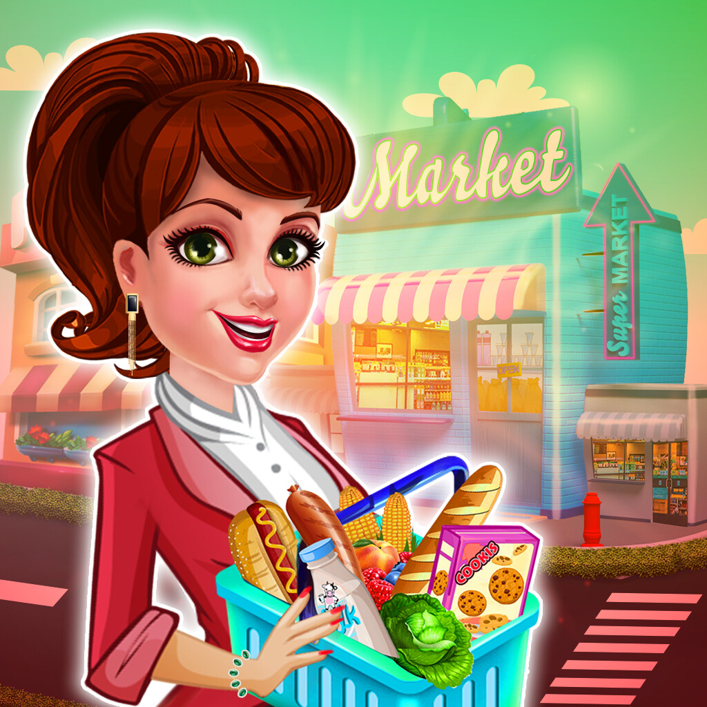 ArtStation - Super market Tycoon Game Icon & Screenshots