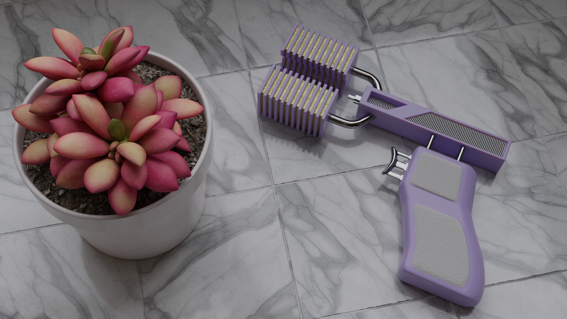 ArtStation - Linear Accelerator pistol wip